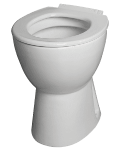 DOC M Raised Height Low Level Toilet Pan - 06095720 - Plumbers Mate Ltd