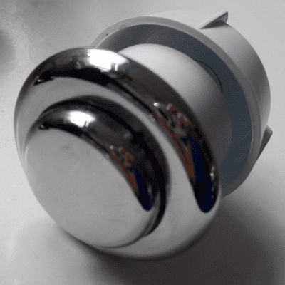 Dudley Royal 37mm Single Flush Pneumatic Push Button - 08001372 ...