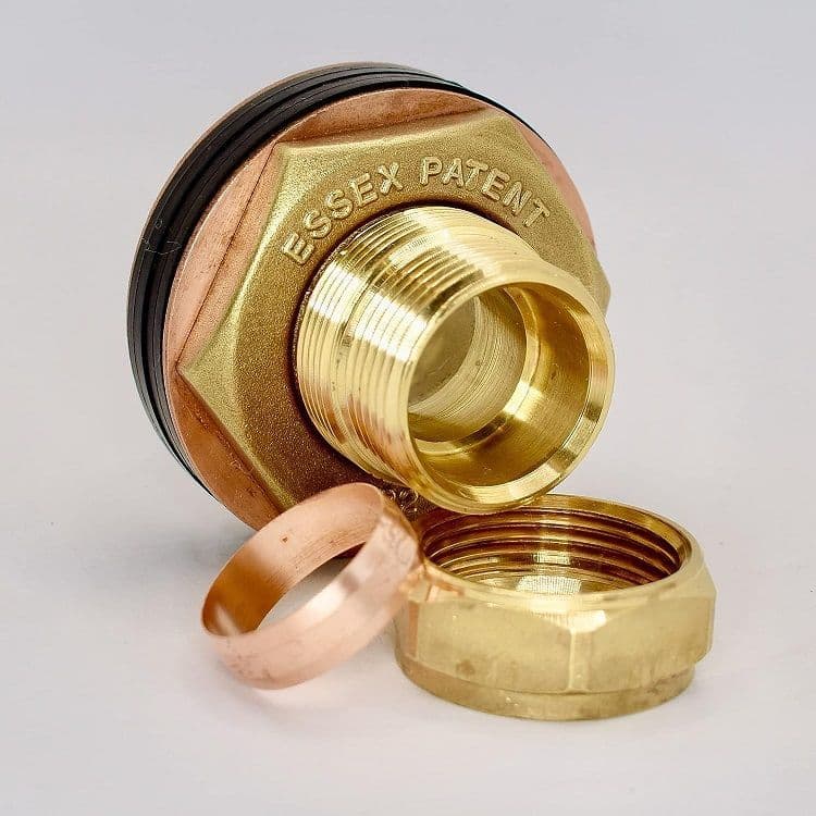 Essex Hot Water Cylinder / Tank Flange 28mm - 15001163 - Plumbers Mate Ltd