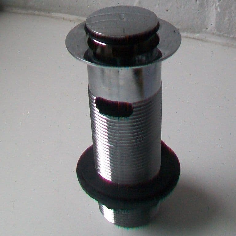 Extended Clicker Waste Slotted for Thick Basins - 74000463 - Plumbers ...