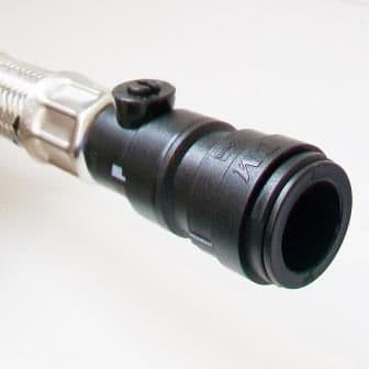 Flexible Bath Tap Connector 22mm Isolation Valve 500mm - 54000565 ...