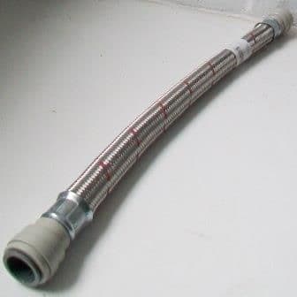Flexible Pipe Connector Full Bore 22mm Push fit 500mm - Plumbers Mate Ltd