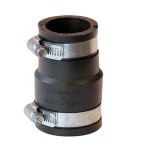 Flexible Rubber Pipe Connector 37-45mm - 58-50mm - 54001576 - Plumbers ...