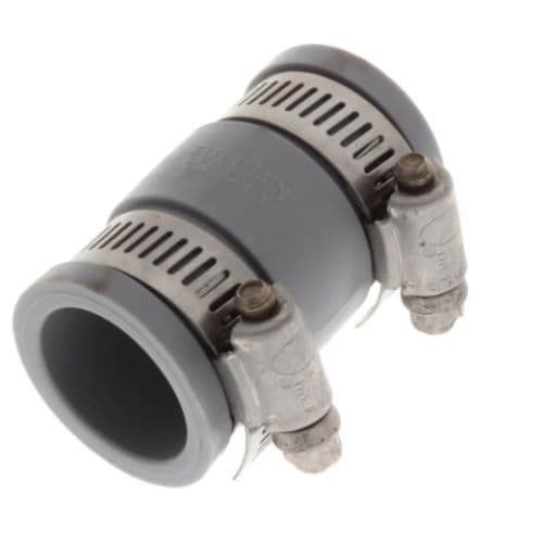 Flexible Rubber Waste Pipe Connector 23mm to 27mm - 54001549 - Plumbers ...