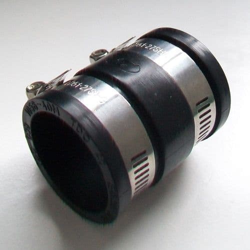 Flexible Rubber Waste Pipe Connector 30mm to 38mm - 54001547 - Plumbers ...