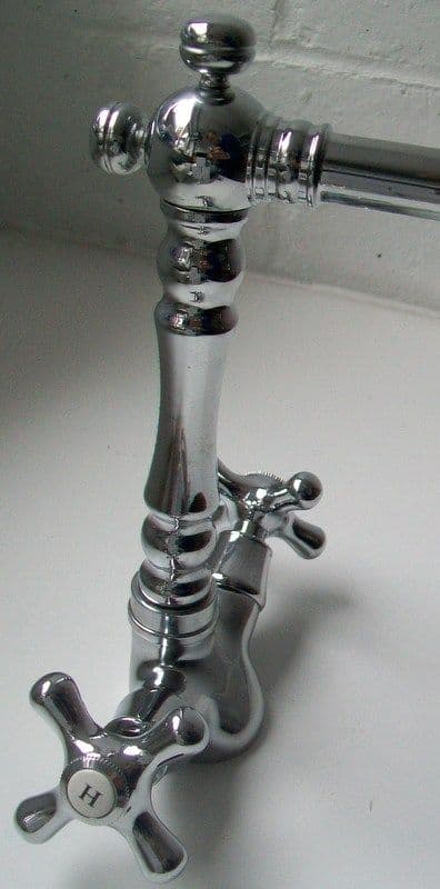 French Classic Style Chrome Sink Mixer Tap - 62013586 - Plumbers Mate Ltd