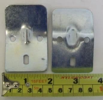 Galvanized Steel Basin Wall Hanging Brackets - 06001400 - Plumbers Mate Ltd