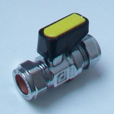 Gas / Water 15mm Compression Isolation Lever Valve - 07002100 ...