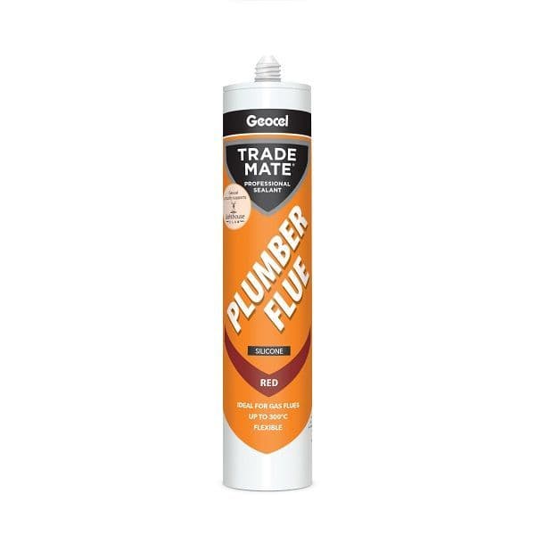 Geocel Plumber Flue Red High Temperature Silicone - 12000810 - Plumbers ...