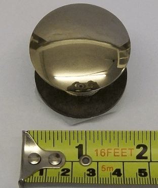 Gold Effect Tap Hole / Cistern Hole Stopper - Plumbers Mate Ltd