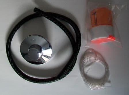 Grohe Air Single Flush Pneumatic Push Button 37060000 - Plumbers Mate Ltd