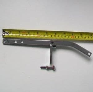 High level Cistern Lever Arm and Fulcrum Bracket Chrome - Plumbers Mate Ltd