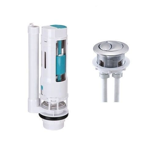 Keyplumb Top Dual Flush Valve with Pushrod Button - 07911516 - Plumbers ...