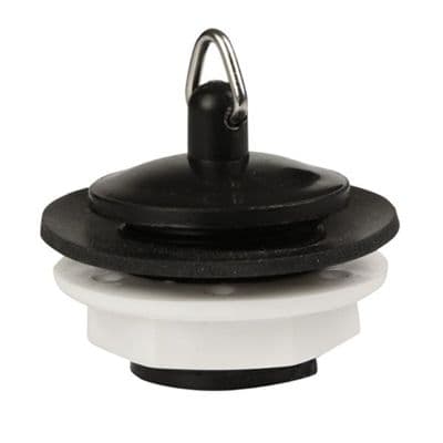 Kitchen Sink Overflow Blank Stopper with Chain Holder - Plumbers Mate Ltd