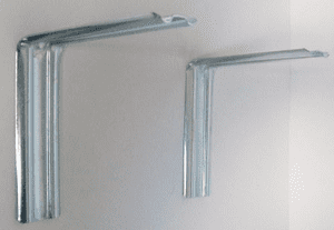 L Shaped Steel Cistern Support Wall Brackets - Plumbers Mate Ltd