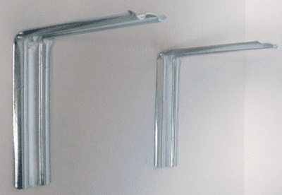 L Shaped Steel Cistern Support Wall Brackets - Plumbers Mate Ltd