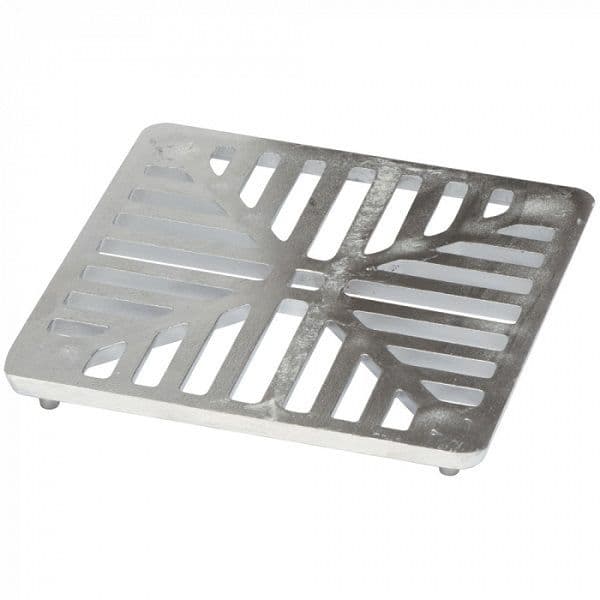 Light Duty Aluminium Square Gully Grid Top 207mm - 450UG454 - Plumbers ...