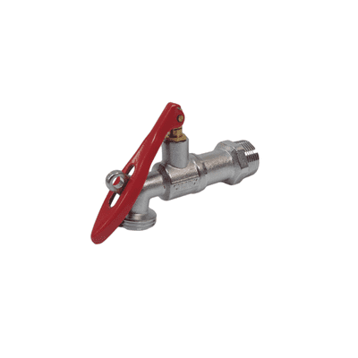 Lockable Outside Lever Hose Union Bib Tap - 58093051 - Plumbers Mate Ltd