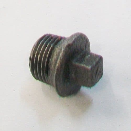 Malleable Black Iron Plug 1/2 inch BSP - 22000420 - Plumbers Mate Ltd