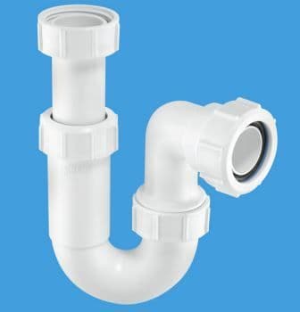 McAlpine 1 1/4 - 32mm Adjustable Height Basin P Trap ASA10 - 40003206 ...