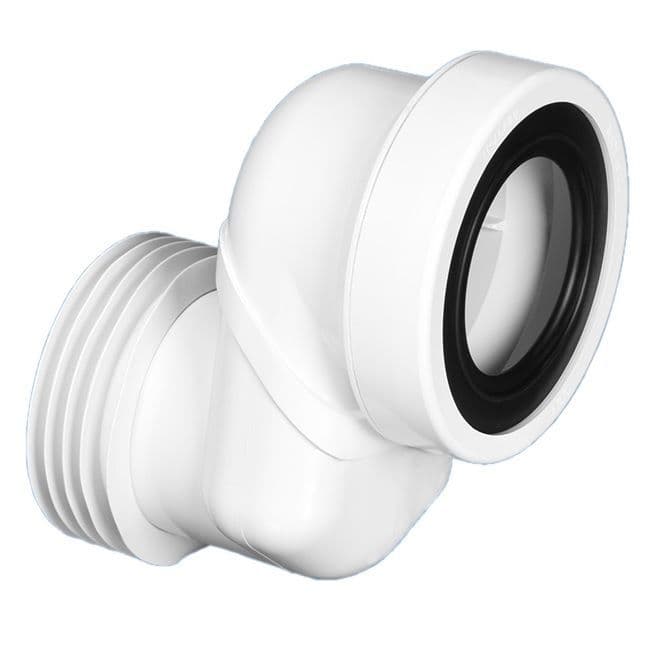McAlpine 80mm Offset Toilet Pan Connector - 40005098 - Plumbers Mate Ltd