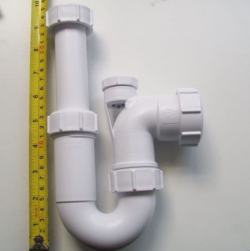 McAlpine Anti-Vacuum 1 1/4 Adjustable P Trap ASA10V - 40003300 ...
