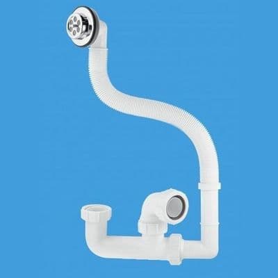McAlpine Bath Trap with Overflow FSK10 - 38001891 - Plumbers Mate Ltd