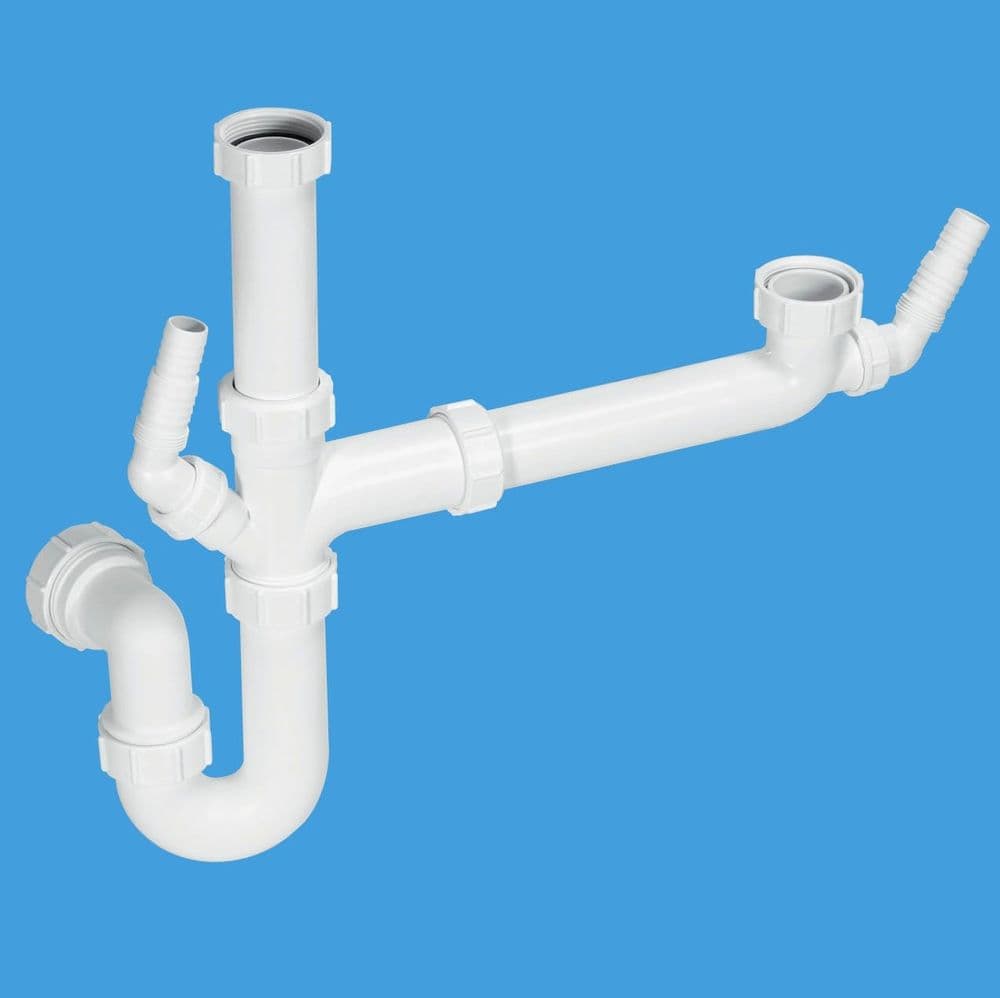 McAlpine Bowl and a Half Kitchen Sink Trap Kit SK1A - 40004033 ...