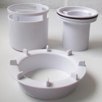 McAlpine HP Flange Nut Insert Tube and Cup - 74000038 - Plumbers Mate Ltd