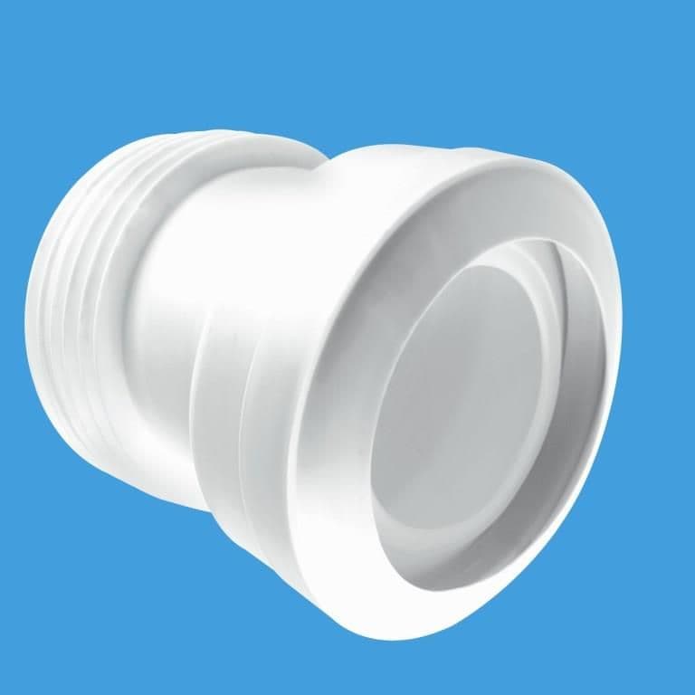 McAlpine 14° Angled Old Style Toilet Pan Connector - Plumbers Mate Ltd