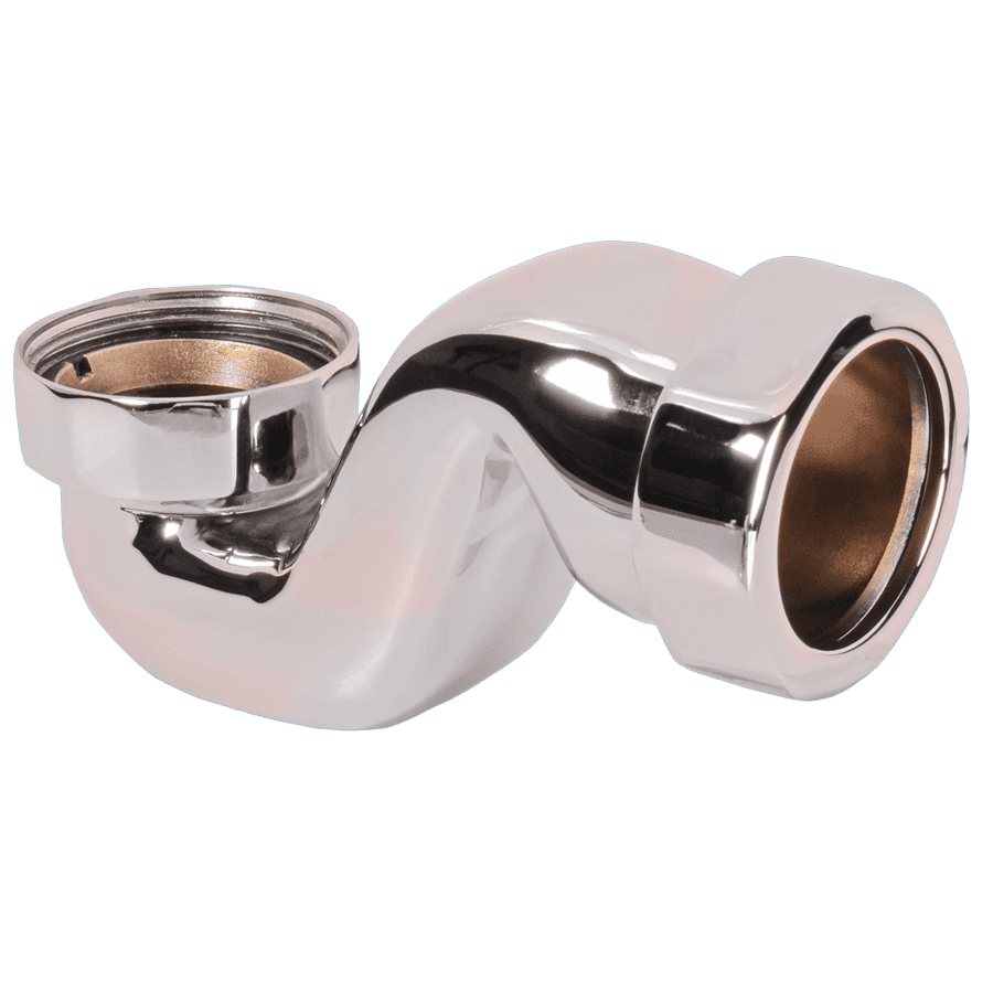 McAlpine Shallow Chrome Brass Exposed Bath 1 1/2 Trap - 54000252 ...