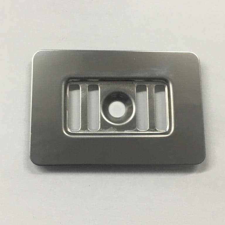 McAlpine Stainless Steel Rectangular Overflow Plate - 39000187