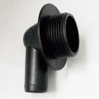 McAlpine Threaded Bath Waste Overflow Elbow - 39000101 - Plumbers Mate Ltd