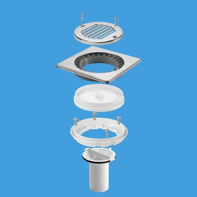 McAlpine TSG1/2 Gully Trap Sheet to SS Tile Conversion Kit - 39004103 ...