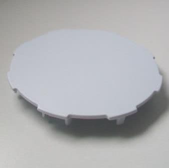 McAlpine White Gully Cover Plate - No Screws - 39000009 - Plumbers Mate Ltd