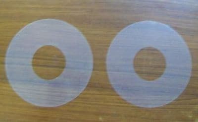 Old Shires Toilet Cistern Syphon Round Diaphragm Washers - PAIR ...