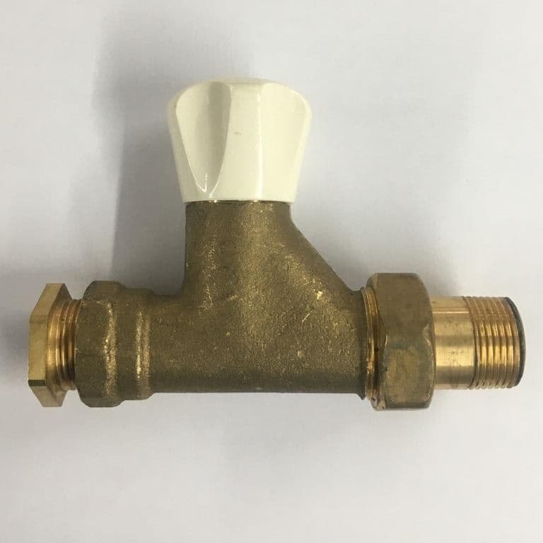 Pegler Belmont 22mm x 3/4 Wheelhead Radiator Valve Brass - Plumbers ...