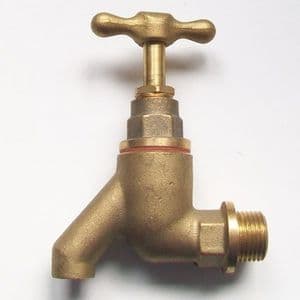 Pegler Heavy Weight Brass 1/2 Bib Cock Tap - 58093031 - Plumbers Mate Ltd