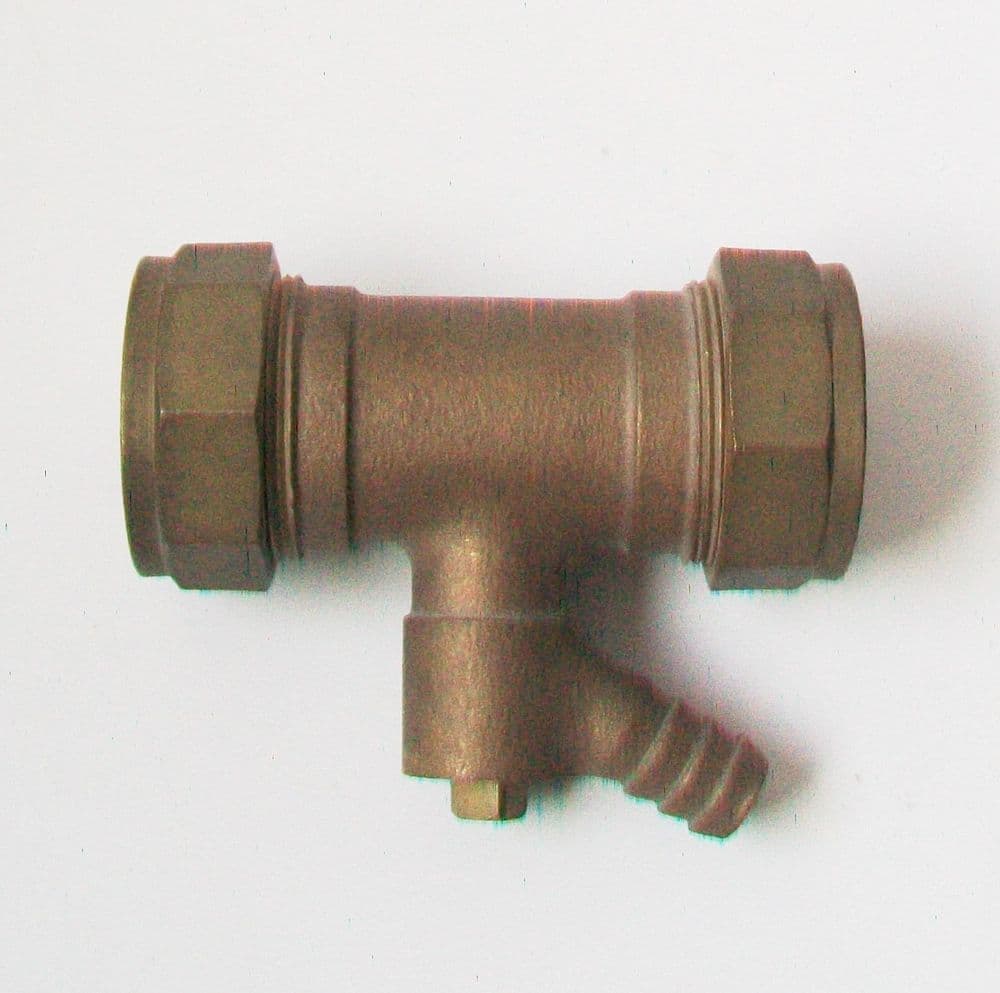 Prestex 28mm Compression Coupling with Integral Drain Off - 24832800 ...