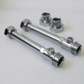 Radiator Valve Isolation Tails 15mm x 1/2 and 3/4 - 07001464 - Plumbers ...