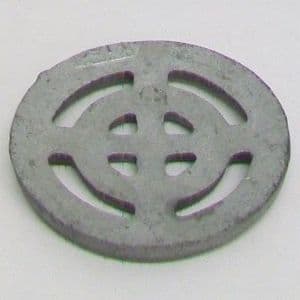 Round Dished Galvanized Gully Grid Grating 4 inch / 100mm - 45000128 ...