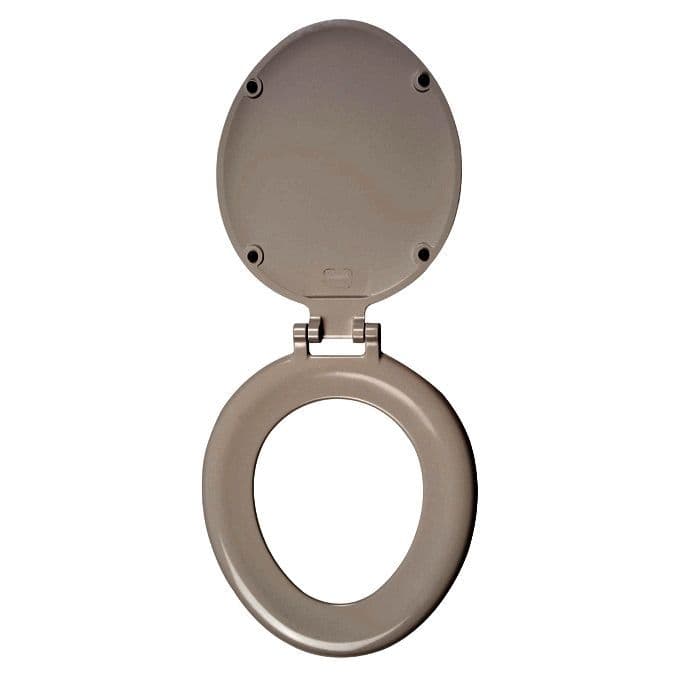 Saxon Basalt Grey Toilet Seat and Lid - SS Hinge - 02000020 - Plumbers ...