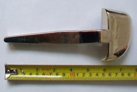 Shires Visions Side Flushing Cistern Lever Gold - Plumbers Mate Ltd