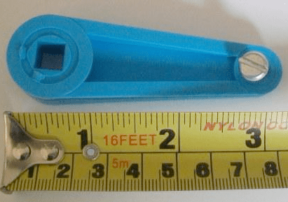 Short Plastic Cistern Flush Lever Lift Arm - 08000290