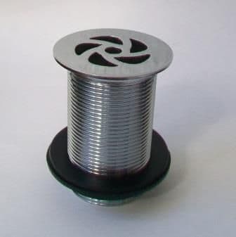 Shower Tray Waste Long Thread - Chrome Metal - 74000430