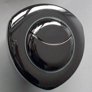 Siamp Large 75mm Pneumatic Dual Flush Push Button - 08000980 - Plumbers ...