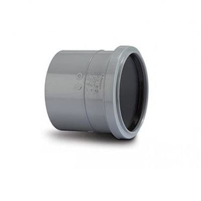 Soil Pipe 4 inch / 110mm Single Socket Coupling - Grey - 46BSH043 ...