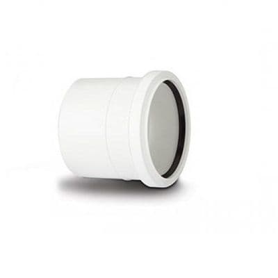 Soil Pipe 4 inch / 110mm Single Socket Coupling - White - 47BSH043 ...