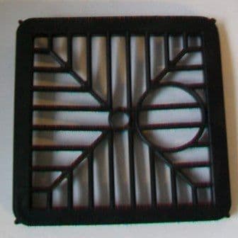 Square 6 inch Plastic Gully Grid Grating - 54000490 - Plumbers Mate Ltd