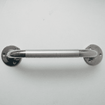 Stainless Steel Ribbed Support Grab Rail 700mm x 25mm - Plumbers Mate Ltd